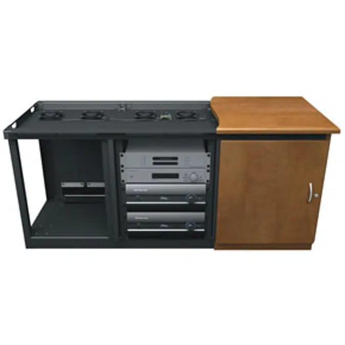 BIM 对象 - 免费下载！ C5 Series Credenza Rack, From 1, 2, or 3 Bay Models ...