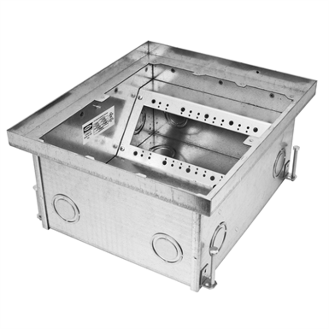 BIM objects - Free download! Recessed Ballroom Series Floor Boxes, 8 ...