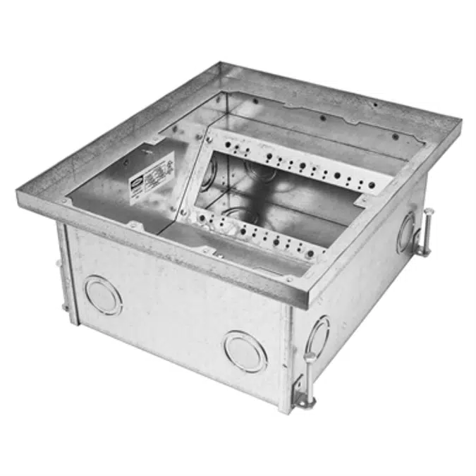 BIM objects - Free download! Recessed Ballroom Series Floor Boxes, 8 ...