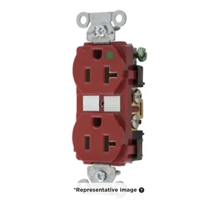 BIM objects - Free download! Straight Blade Devices, Duplex Receptacle ...