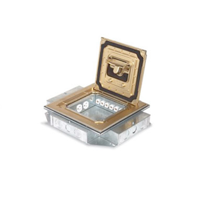 BIM objects - Free download! 668 Series Steel City ® Floor Boxes | BIMobject