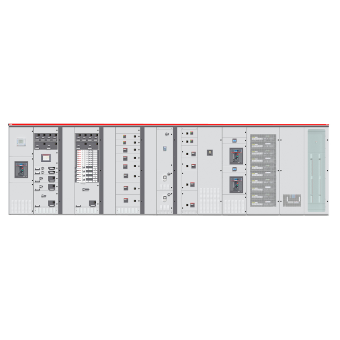 BIM objects - Free download! MNS, Low Voltage Switchgear - ACB Sections ...