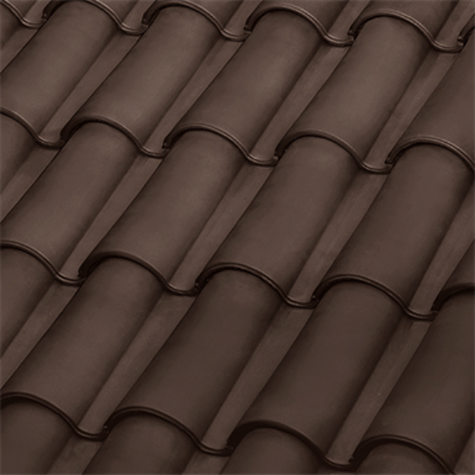 BIM objects - Free download! TB-10 TECH Chocolate Roof Tile | BIMobject