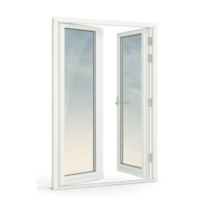 BIM objects - Free download! NTech Villa Double Balcony door (security ...