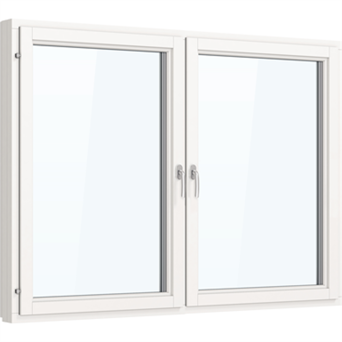 BIM objects - Free download! Kvillsfors Inward opening Double ...