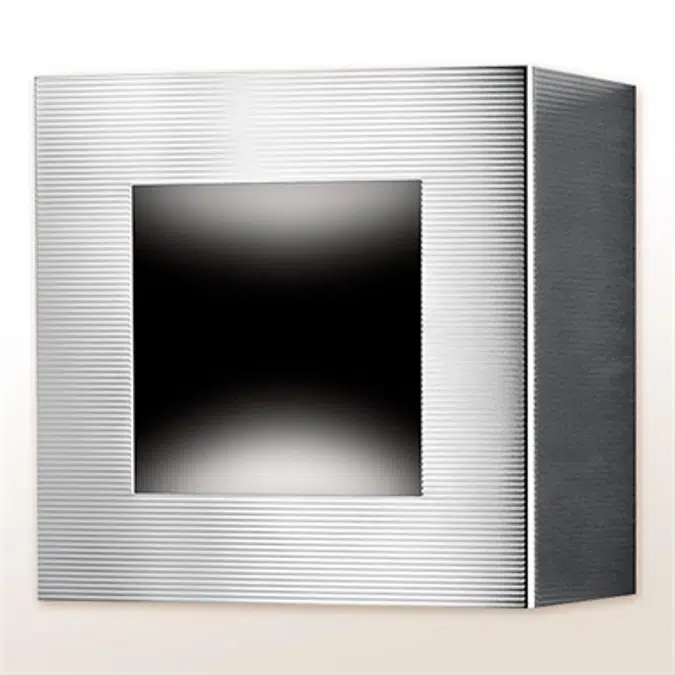 BIM objects - Free download! Indoor Wall Sconce, 12", SS Single Window ...