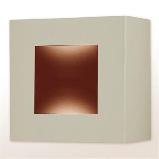 BIM objects - Free download! Indoor Wall Sconce, 12", Single Window ...