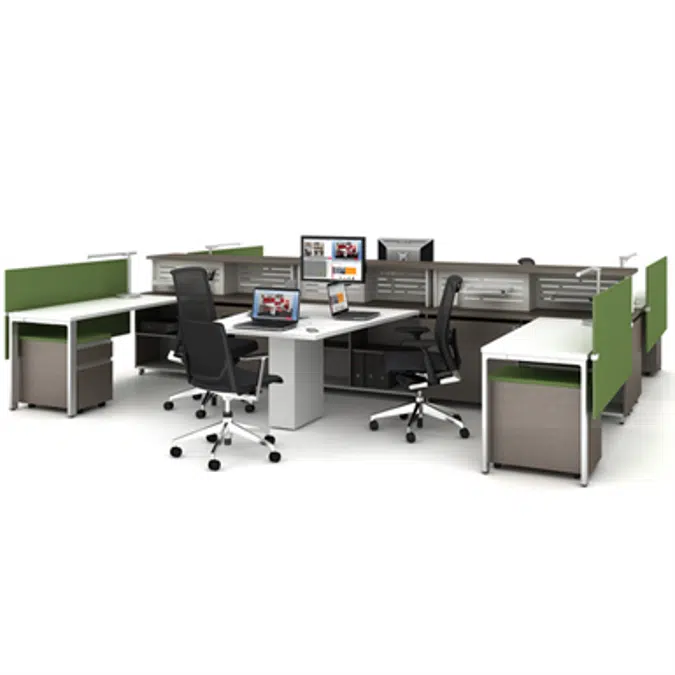BIM objects - Free download! Haworth - Idea Starter 187 - Design Intent ...