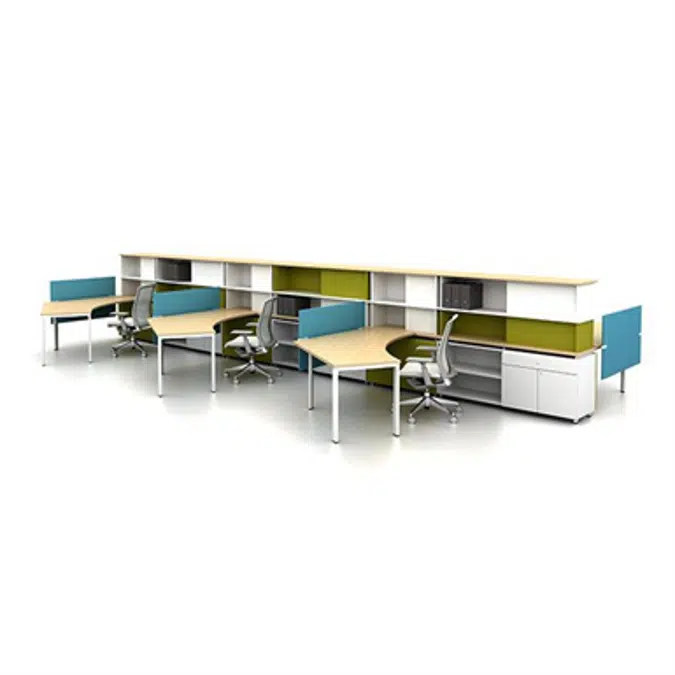 BIM objects - Free download! Haworth - Idea Starter 132 - Design Intent ...