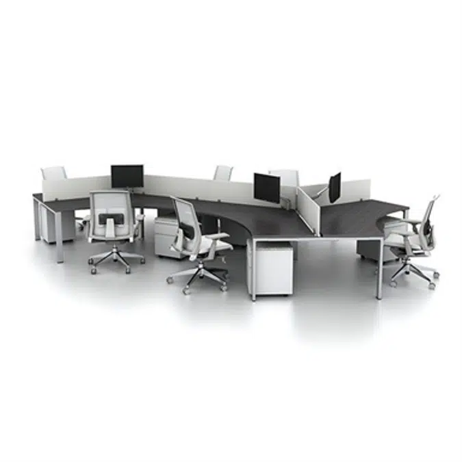 BIM objects - Free download! Haworth - Idea Starter 100 - Design Intent ...