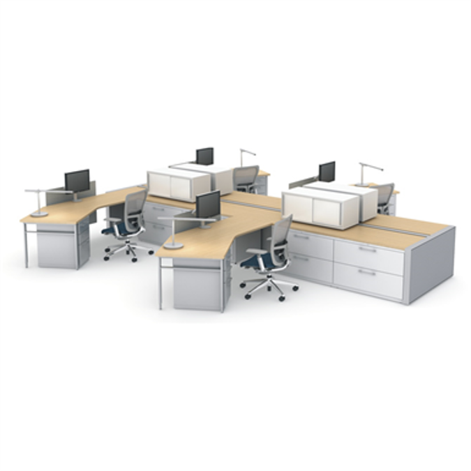 BIM objects - Free download! Haworth - Idea Starter 22 - Design Intent ...