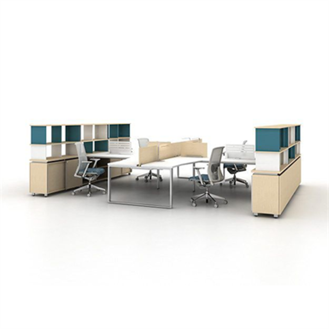 BIM objects - Free download! Haworth - Idea Starter 142 - Design Intent ...