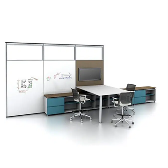 BIM objects - Free download! Haworth - Idea Starter 121 - Design Intent ...