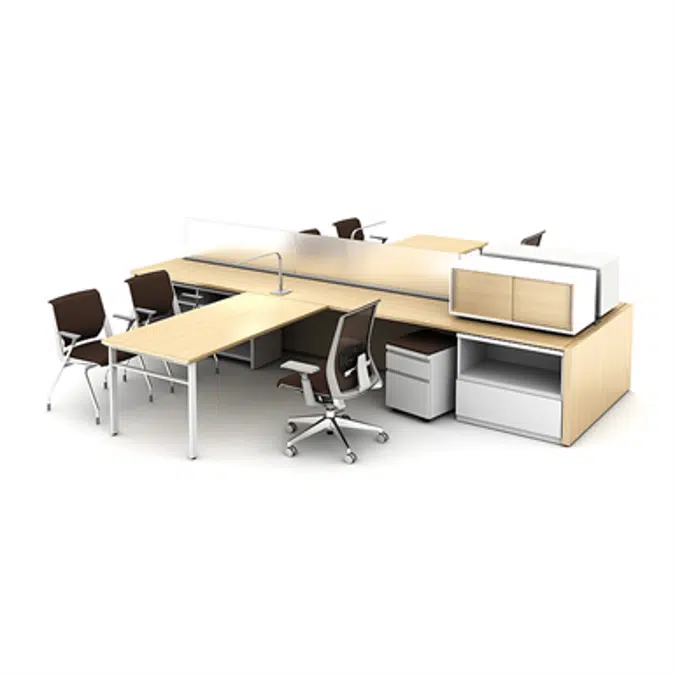 BIM objects - Free download! Haworth - Idea Starter 91 - Design Intent ...