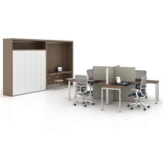 BIM objects - Free download! Haworth - Idea Starter 193 - Design Intent ...