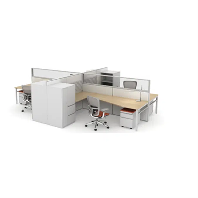 BIM objects - Free download! Haworth - Idea Starter 6 - Design Intent ...