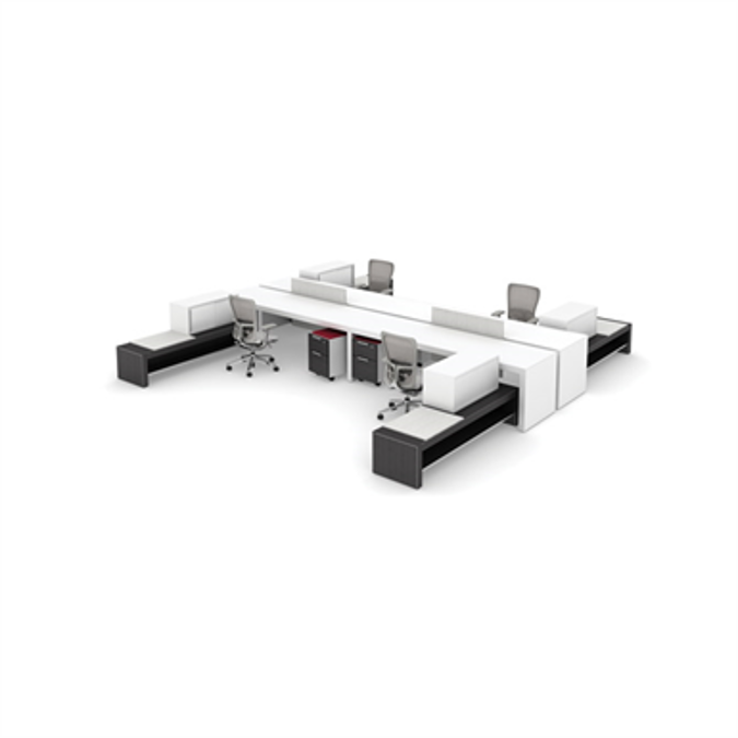 BIM objects - Free download! Haworth - Idea Starter 13 - Design Intent ...