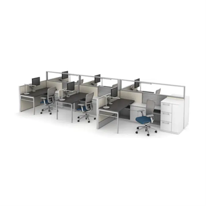 BIM objects - Free download! Haworth - Idea Starter 16 - Design Intent ...