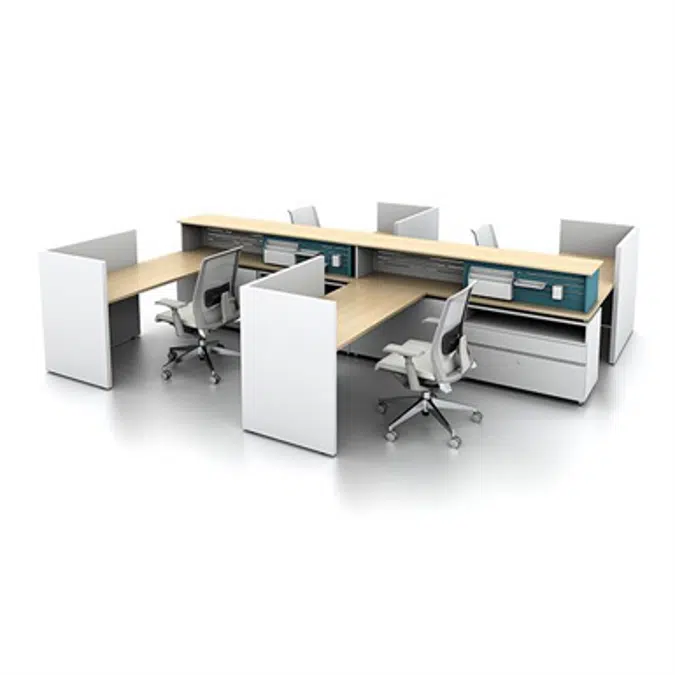 BIM objects - Free download! Haworth - Idea Starter 103 - Design Intent ...