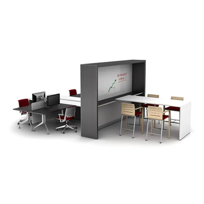 BIM objects - Free download! Haworth - Idea Starter 87 - Design Intent ...