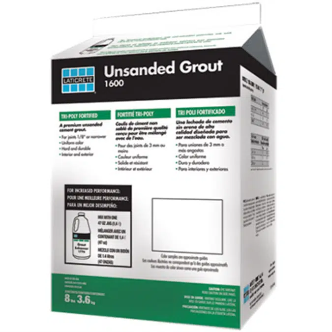 BIM objects - Free download! LATICRETE® 1600 Unsanded Grout | BIMobject