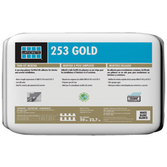 BIM objects - Free download! LATICRETE® 253 Gold | BIMobject