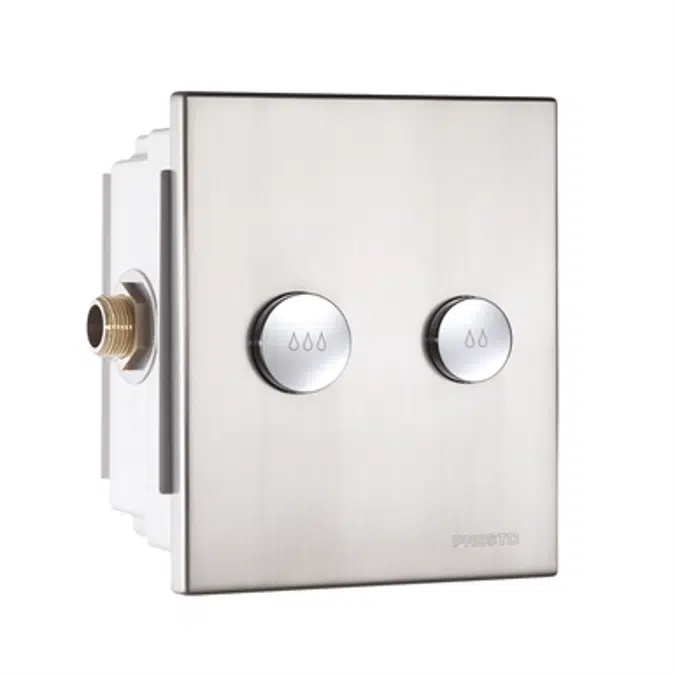 BIM objects - Free download! PRESTO 1000 XL E DVA CONCEALED FLUSH VALVE ...