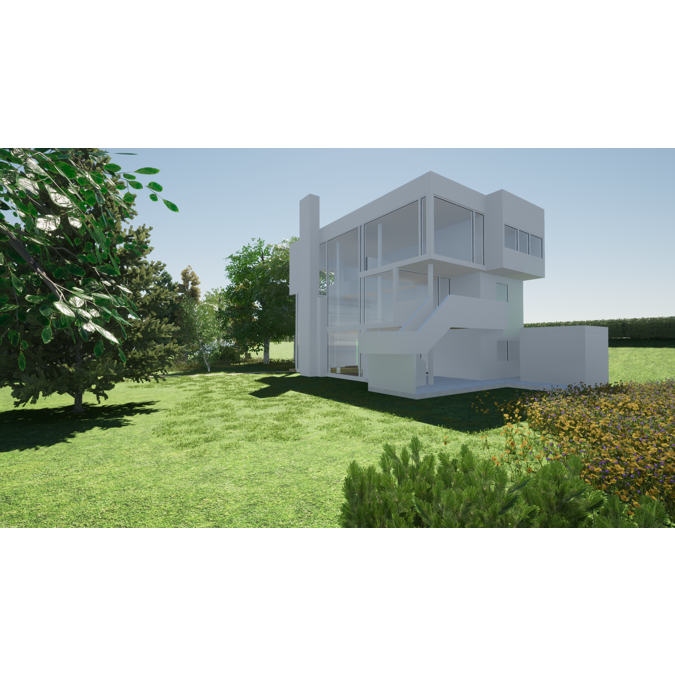 BIM objects - Free download! Richard Meier Smith House | BIMobject