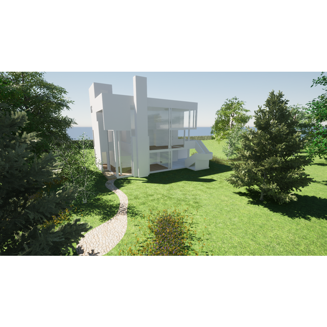BIM objects - Free download! Richard Meier Smith House | BIMobject