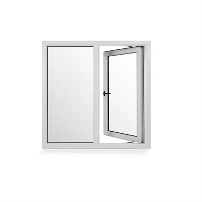 BIM objects - Free download! VEKA Matrix 70 Side Hung Next to Fixed ...