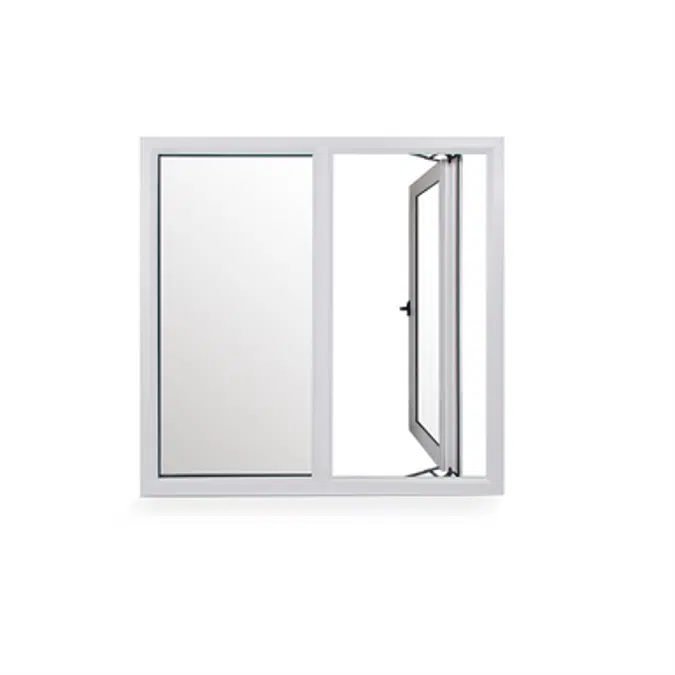 BIM objects - Free download! VEKA Matrix 70 Side Hung Next to Fixed ...