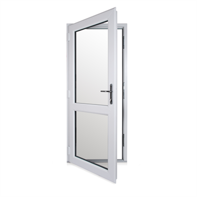 BIM objects - Free download! VEKA Matrix 70 Single Doorset | BIMobject