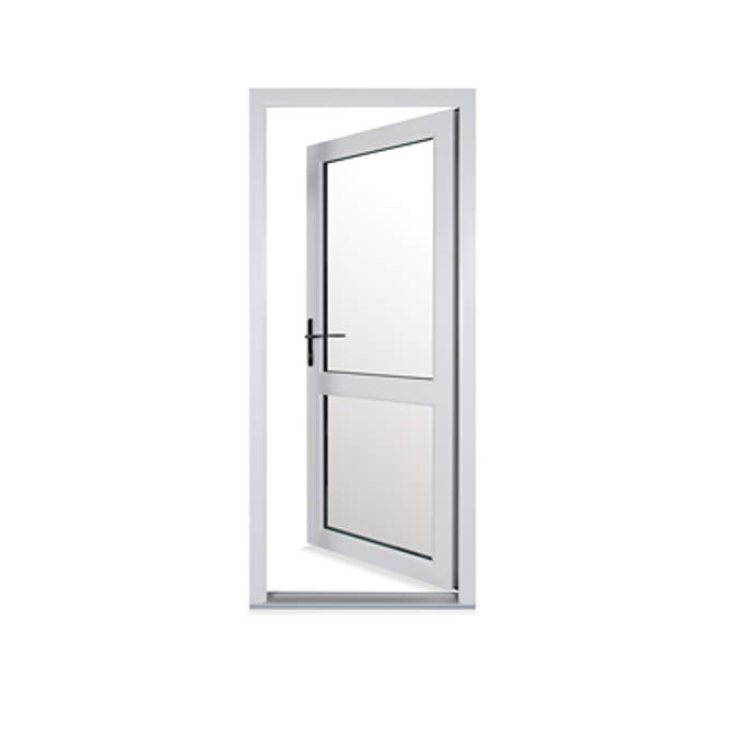 BIM objects - Free download! VEKA Matrix 70 Single Doorset | BIMobject