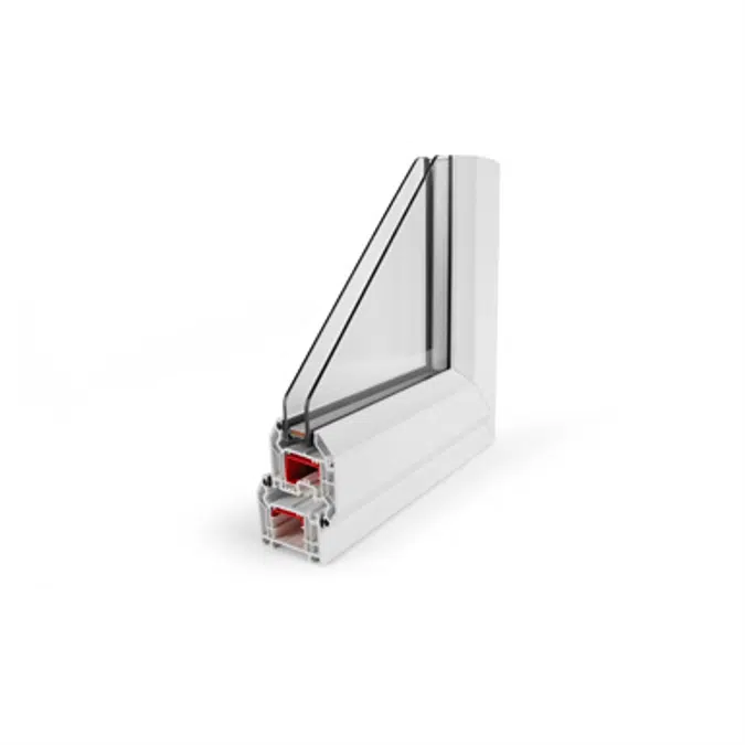 BIM objects - Free download! VEKA Matrix 70 Single Doorset | BIMobject