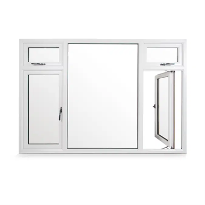 BIM objects - Free download! VEKA Matrix 70 Side Hung Multilight ...