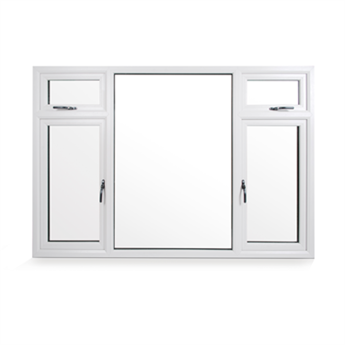 BIM objects - Free download! VEKA Matrix 70 Side Hung Multilight ...