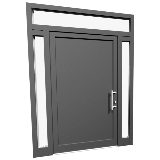 BIM 对象 - 免费下载！ Door single ALU Internorm AT500 | BIMobject