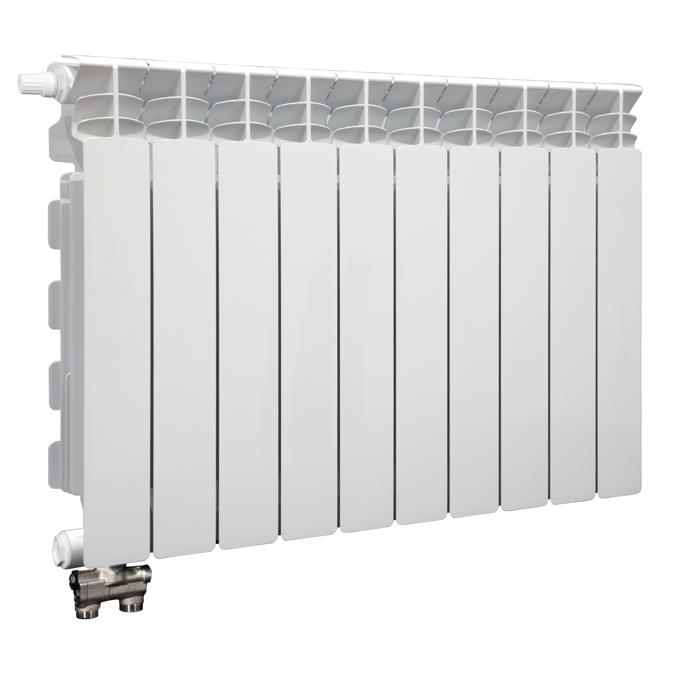 BIM objects - Free download! Exclusivo B4 350 mm - Bottom Connection ...