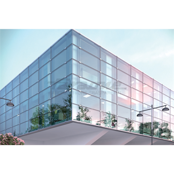 BIM objects - Free download! KLIMA - Facade - with stratified glass ...