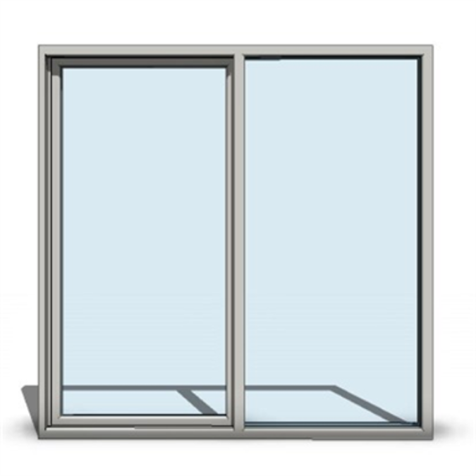 BIM objects - Free download! 200 Series - Sliding - Half Vent | BIMobject