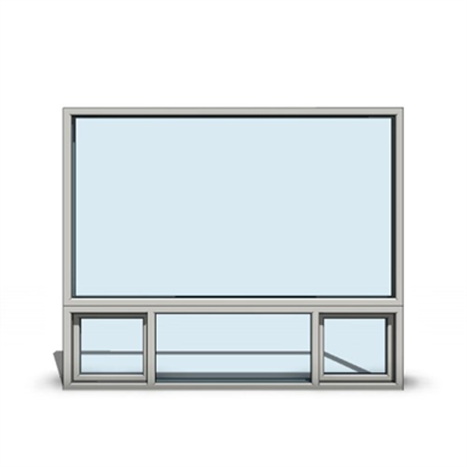 Objetos BIM - ¡Descarga gratis! 200 Series - Fixed - Single Over ...