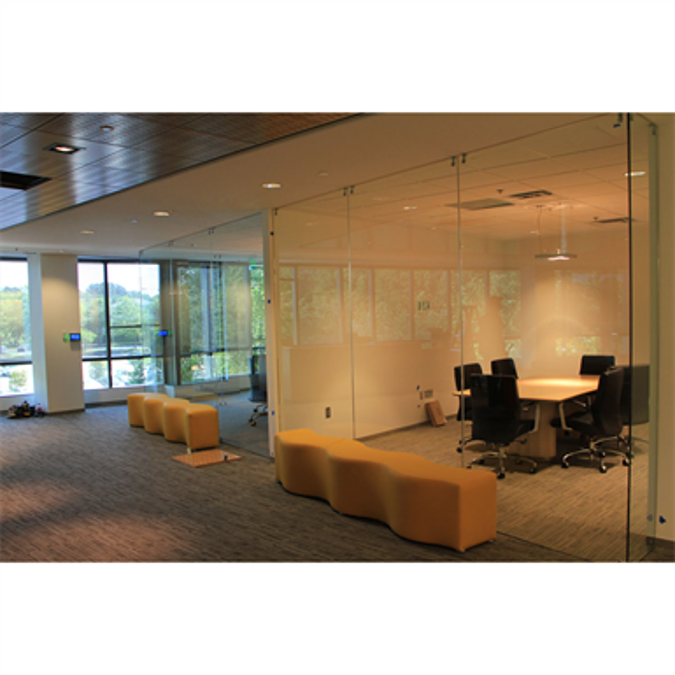 BIM objects - Free download! Solare™ Single Glazed Frameless Partition ...