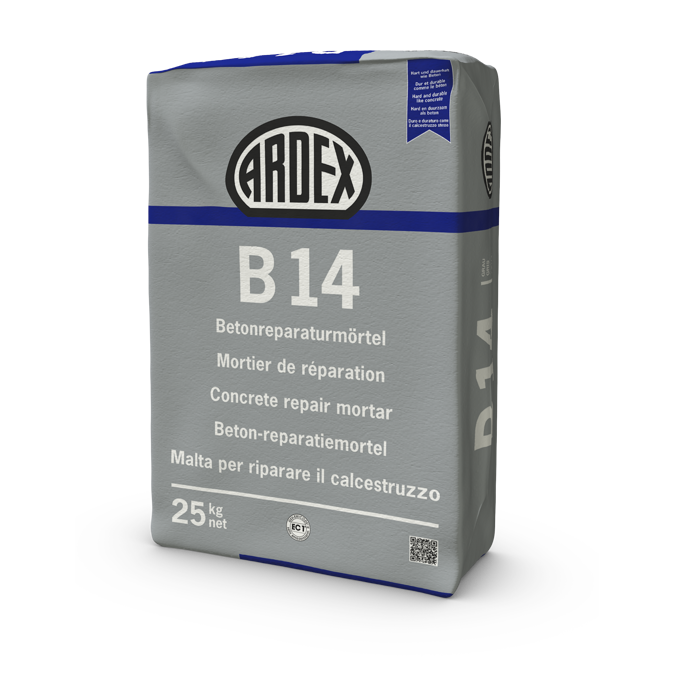 BIM objects - Free download! ARDEX B 14 - Concrete repair mortar ...