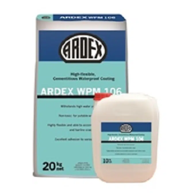 BIM objects - Free download! ARDEX WPM 106 Two Part Waterproof Coating | BIMobject
