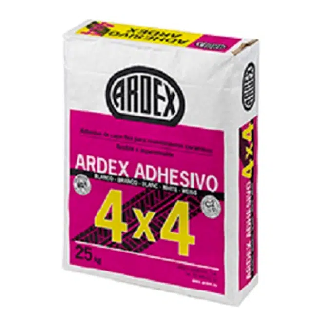 BIM objects - Free download! ARDEX ADHESIVE 4X4 - Adhesive in thin ...