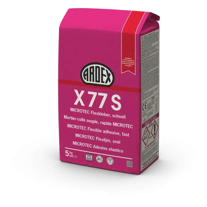 BIM objects - Free download! ARDEX X 77 S™ Ultra Rapid Setting Flexible ...