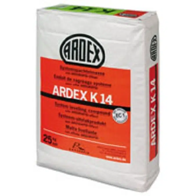 BIM objects - Free download! ARDEX K 14 - Spreading leveling mass ...