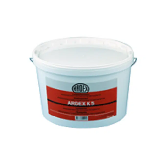 Objetos BIM - ¡Descarga gratis! ARDEX K 5 - Fine-grained quick-fin seal ...