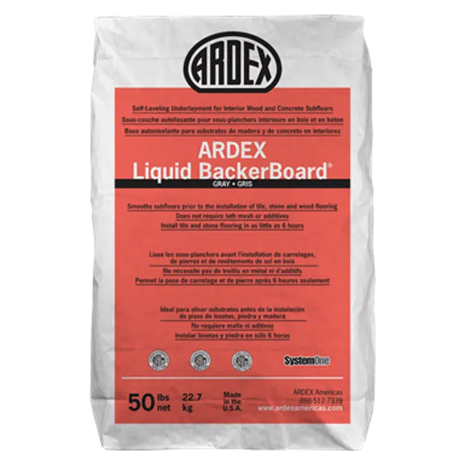 Objetos BIM - ¡Descarga gratis! ARDEX Tile installation over wood with ...