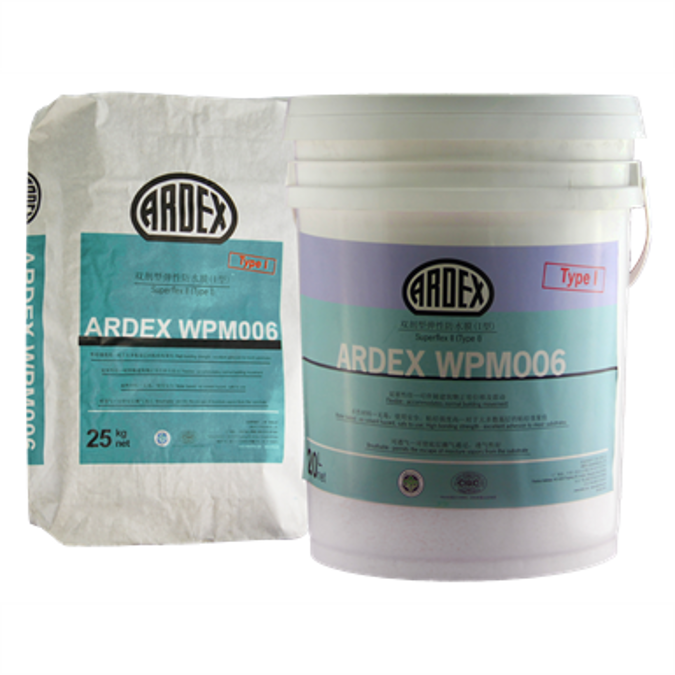 BIM objects - Free download! ARDEX WPM 006 SUPERFLEX II (TYPE I) Highly ...